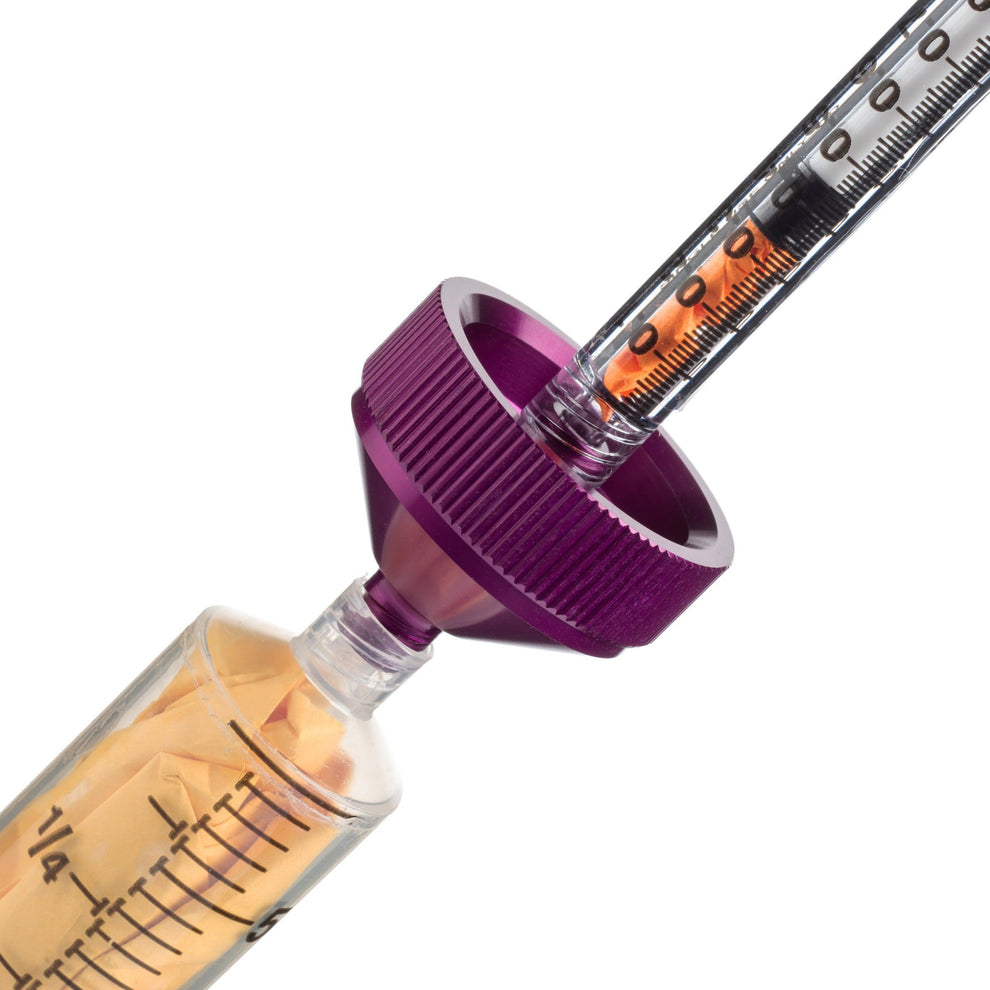 Luer lock syringe decant & transfer stand – CLINIMED liposuction cannulas