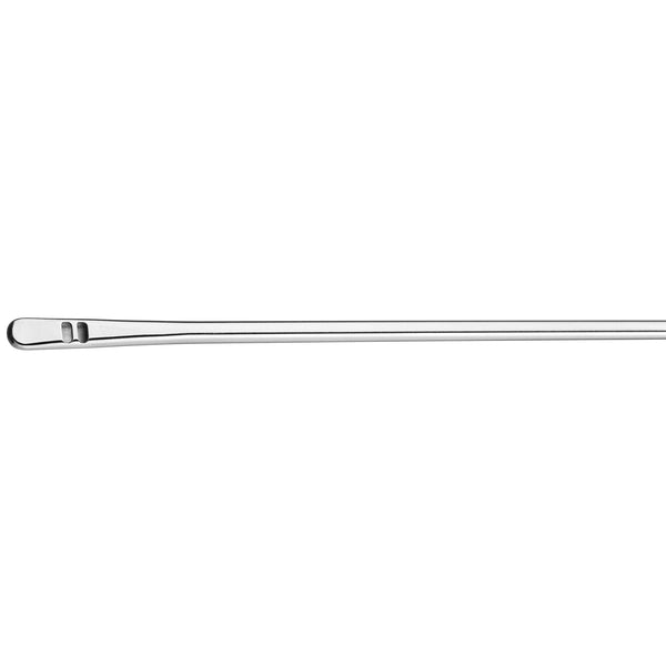 Double (Flap), 2x1 horizontal vent cannula w/ spatulated tip, 90° of e ...